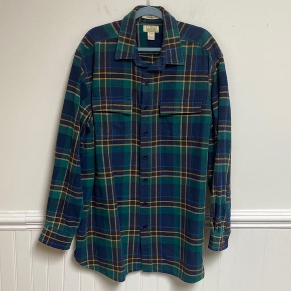 L.L. Bean | Jackets & Coats | Llbean Mens Sacket Plaid Size Xl Tall ...
